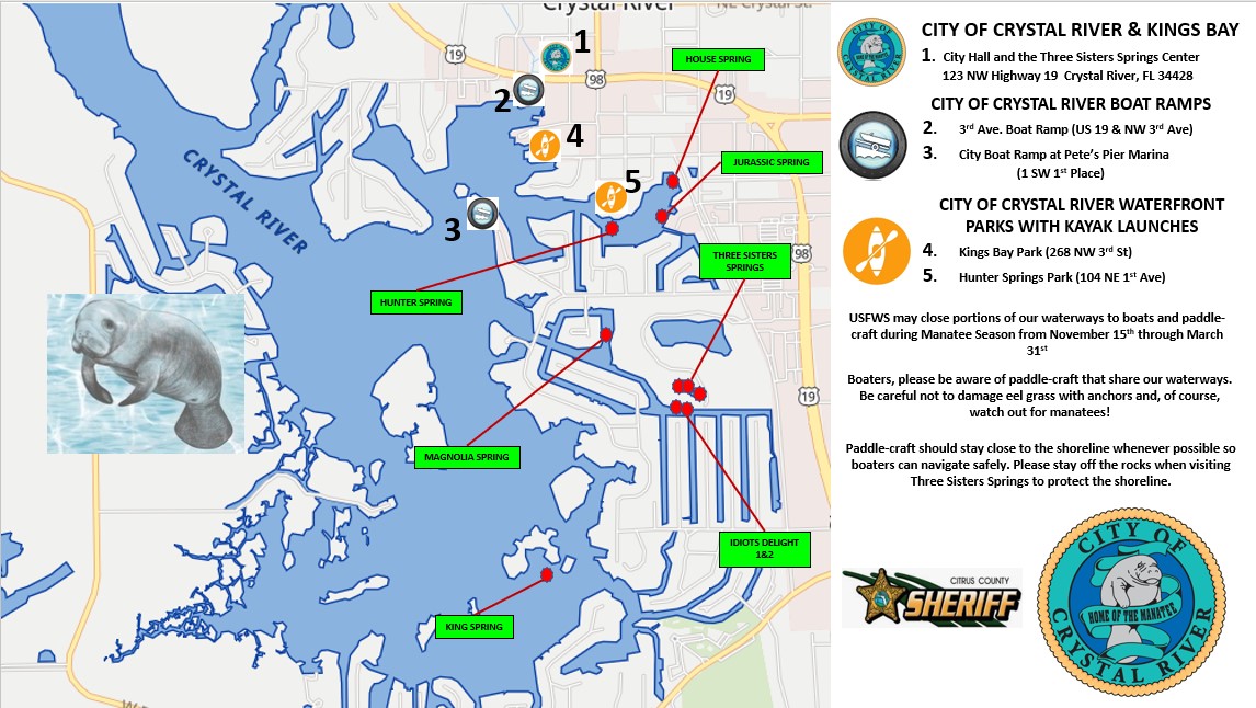 Kayak & SUP Launches | Crystal River FL
